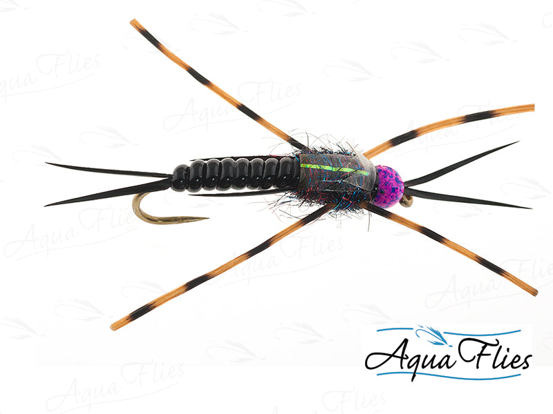 senyos-wiggle-stone-nymph steelhead fly – Aqua Flies Dealer