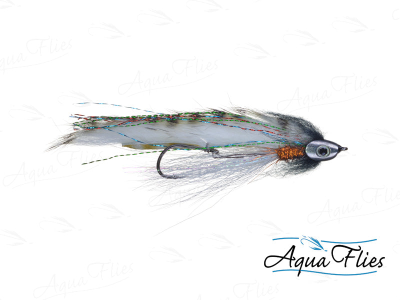 fish-skull-rainbow-zonker--trailer steelhead fly – Aqua Flies Dealer